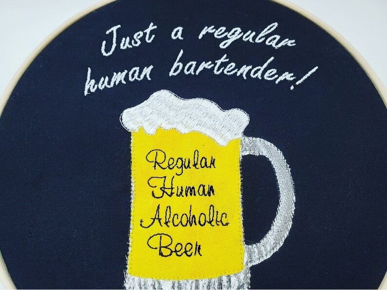 Jackie Daytona Just A Regular Human Bartender 6 or 8 Inch - Etsy