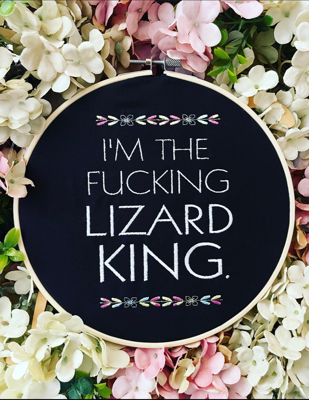 The Office I'm the Fucking Lizard King Robert California - Hoop Art or ...