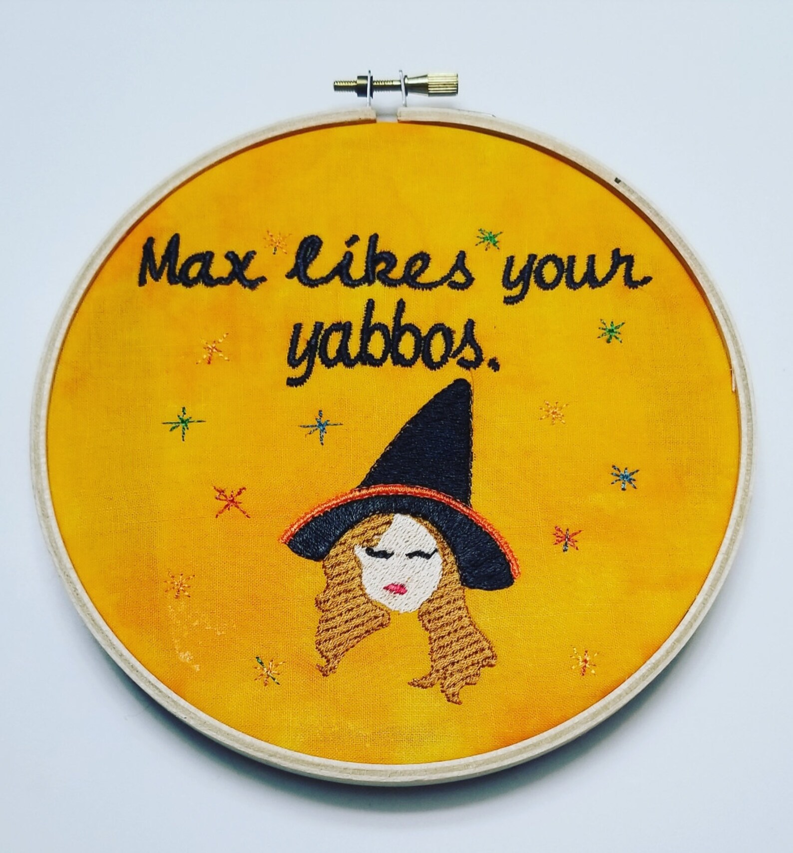 Max Likes Your Yabbos Hocus Pocus Hoop Art 6 Inch Hoop | Etsy