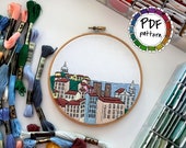 Lisbon Portugal. Hand Embroidery Pattern PDF. DIY. Embroidery - Etsy