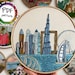 Dubai, United Arab Emirates. Hand Embroidery Pattern PDF. DIY ...