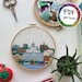 Helsinki, Finland. Hand Embroidery Pattern PDF. DIY Embroidery Art ...