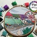 Fair Scene Embroidery Pattern. Market Scene. Hand Embroidery Pattern ...