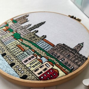 Porto, Portugal. Hand Embroidery Pattern PDF. DIY Embroidery Art ...