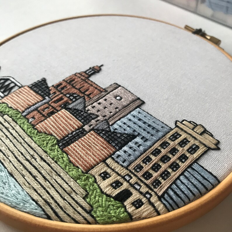 Chattanooga TN United States Hand Embroidery Pattern PDF DIY. - Etsy