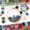 Milan, Italy. Hand Embroidery Pattern PDF. DIY Embroidery Hoop Art ...