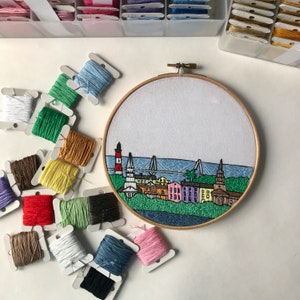 Charleston SC, United States. Hand Embroidery Pattern PDF. Embroidery ...