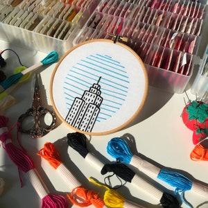 BUNDLE! 4 Architectural Patterns for Beginners. DIY. PDF Embroidery ...