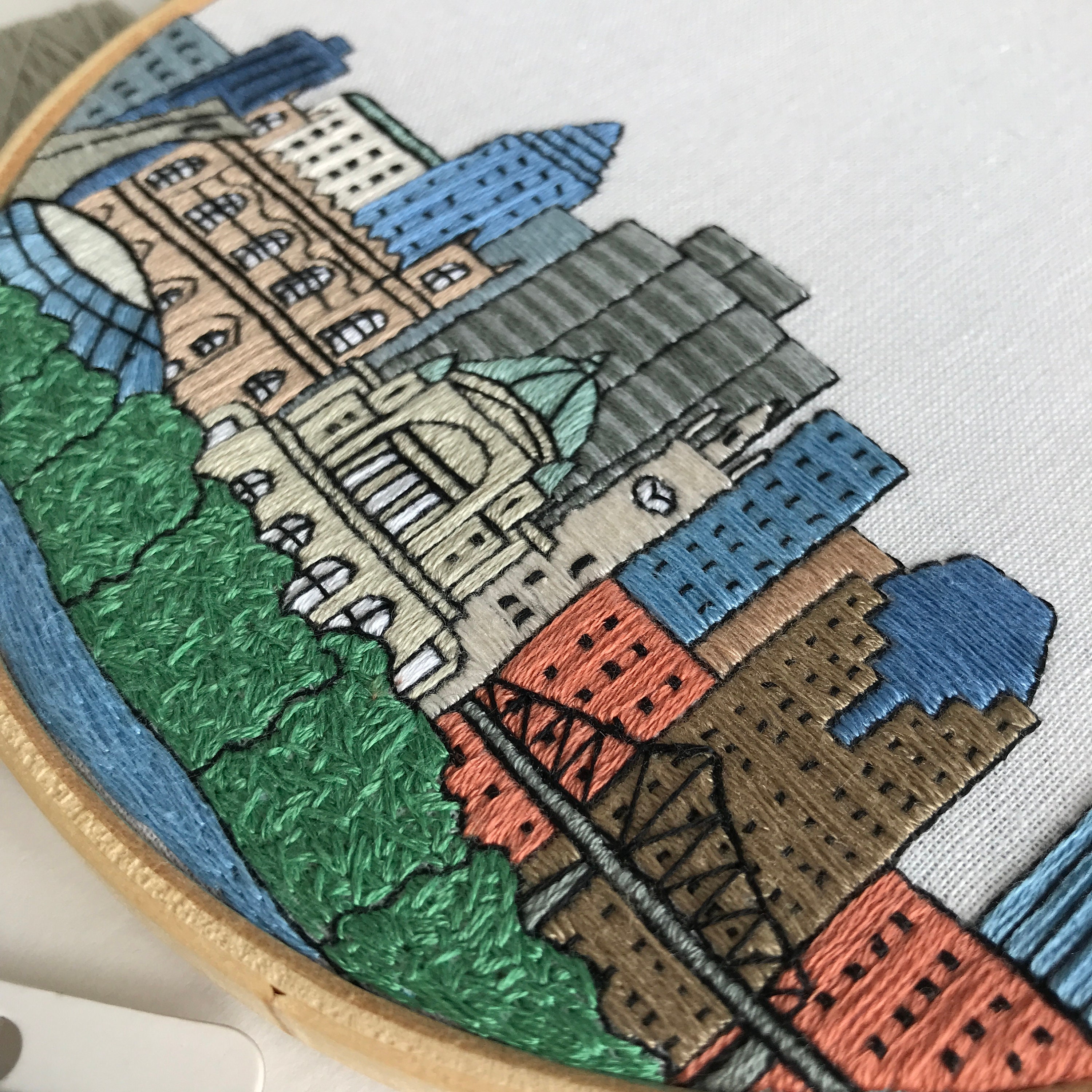 Montreal Canada. Hand Embroidery Pattern PDF. DIY. Embroidery - Etsy