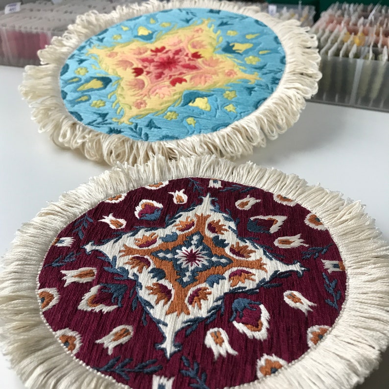 Rug/carpet Pattern. Hand Embroidery Pattern PDF. Mandala | Etsy