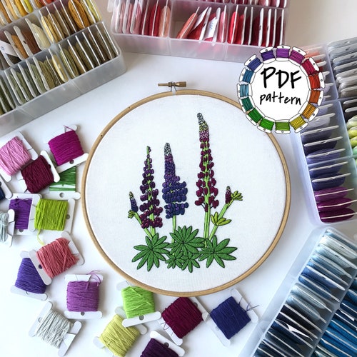 Brussels Belgium. Hand Embroidery Pattern PDF. DIY. | Etsy