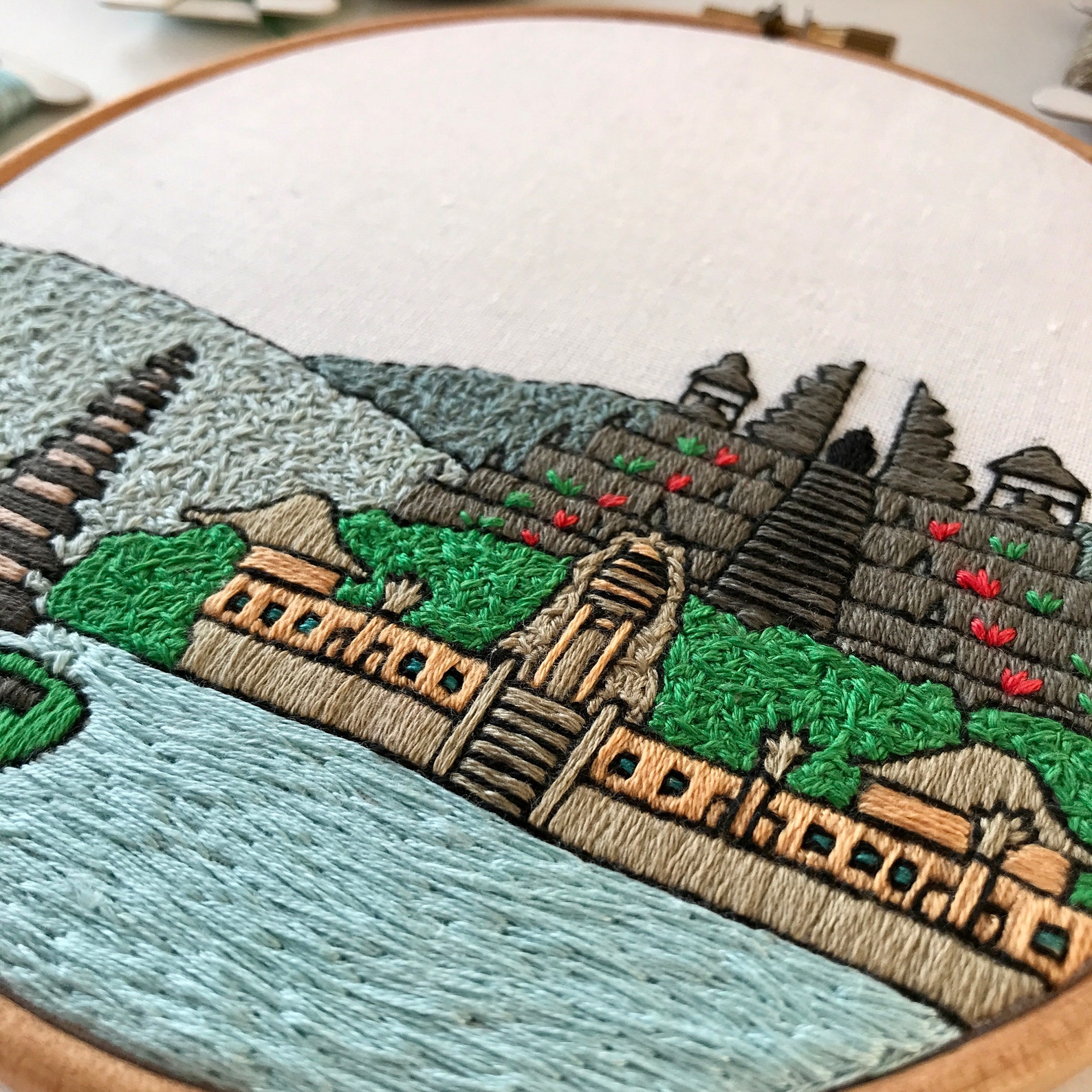 Bali Indonesia Hand Embroidery Pattern PDF. DIY. Embroidery - Etsy