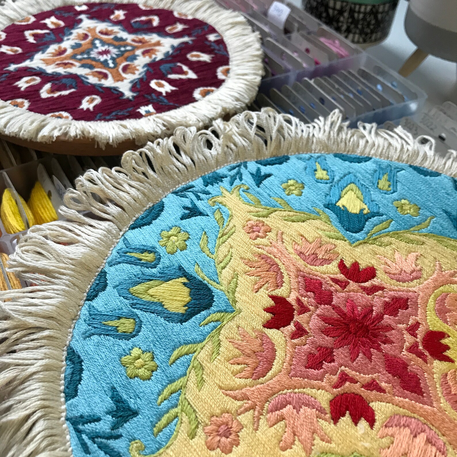 Rug/carpet Pattern. Hand Embroidery Pattern PDF. Mandala | Etsy