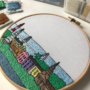 Charleston SC, United States. Hand Embroidery Pattern PDF. DIY ...