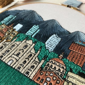 Milan, Italy. Hand Embroidery Pattern PDF. DIY Embroidery Art ...