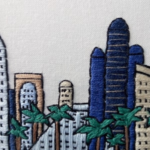 Doha, Qatar. Hand Embroidery Pattern PDF. DIY Embroidery Art ...