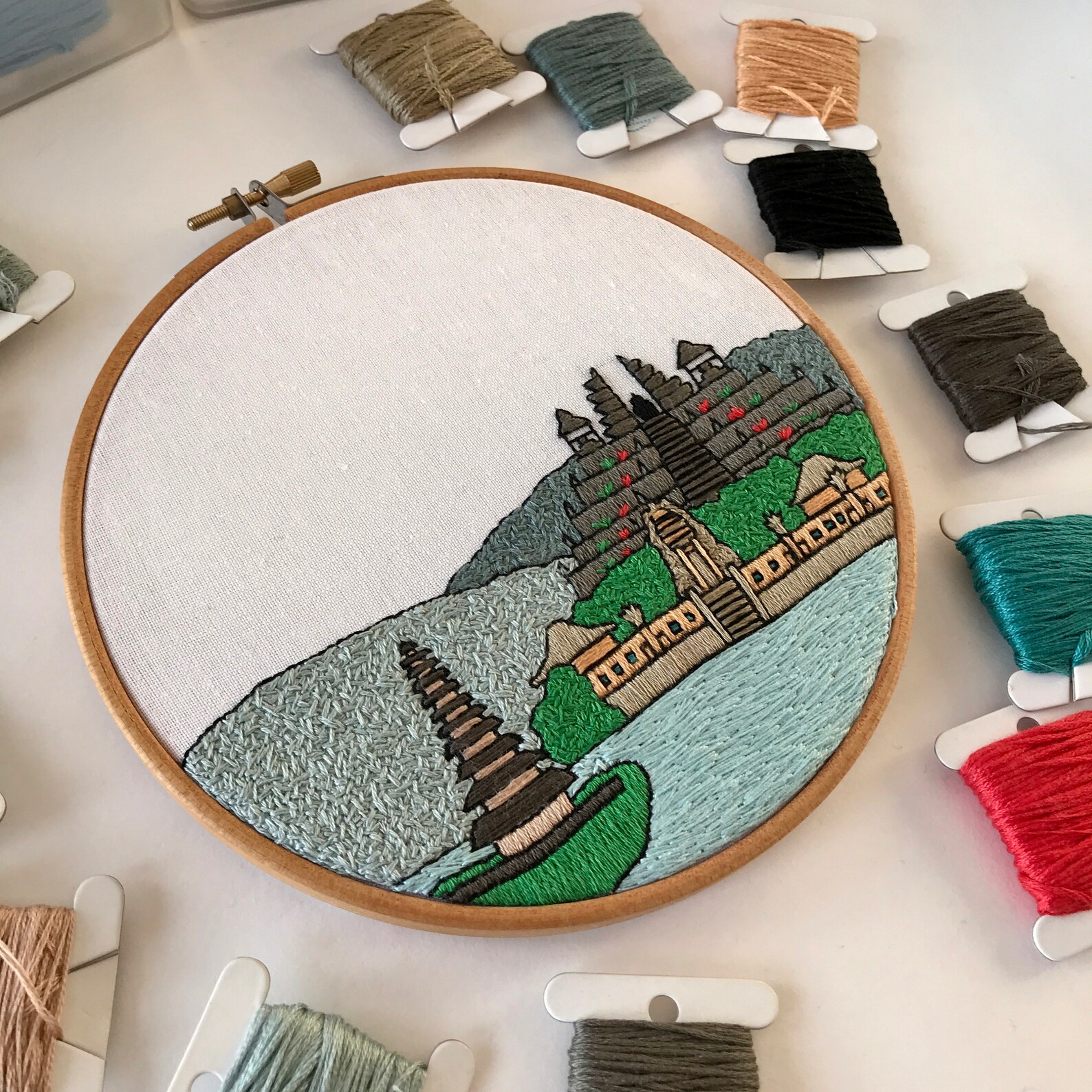 Bali Indonesia Hand Embroidery Pattern PDF. DIY. Embroidery - Etsy