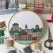 Quebec, Canada. Hand Embroidery Pattern PDF. DIY Embroidery Art ...