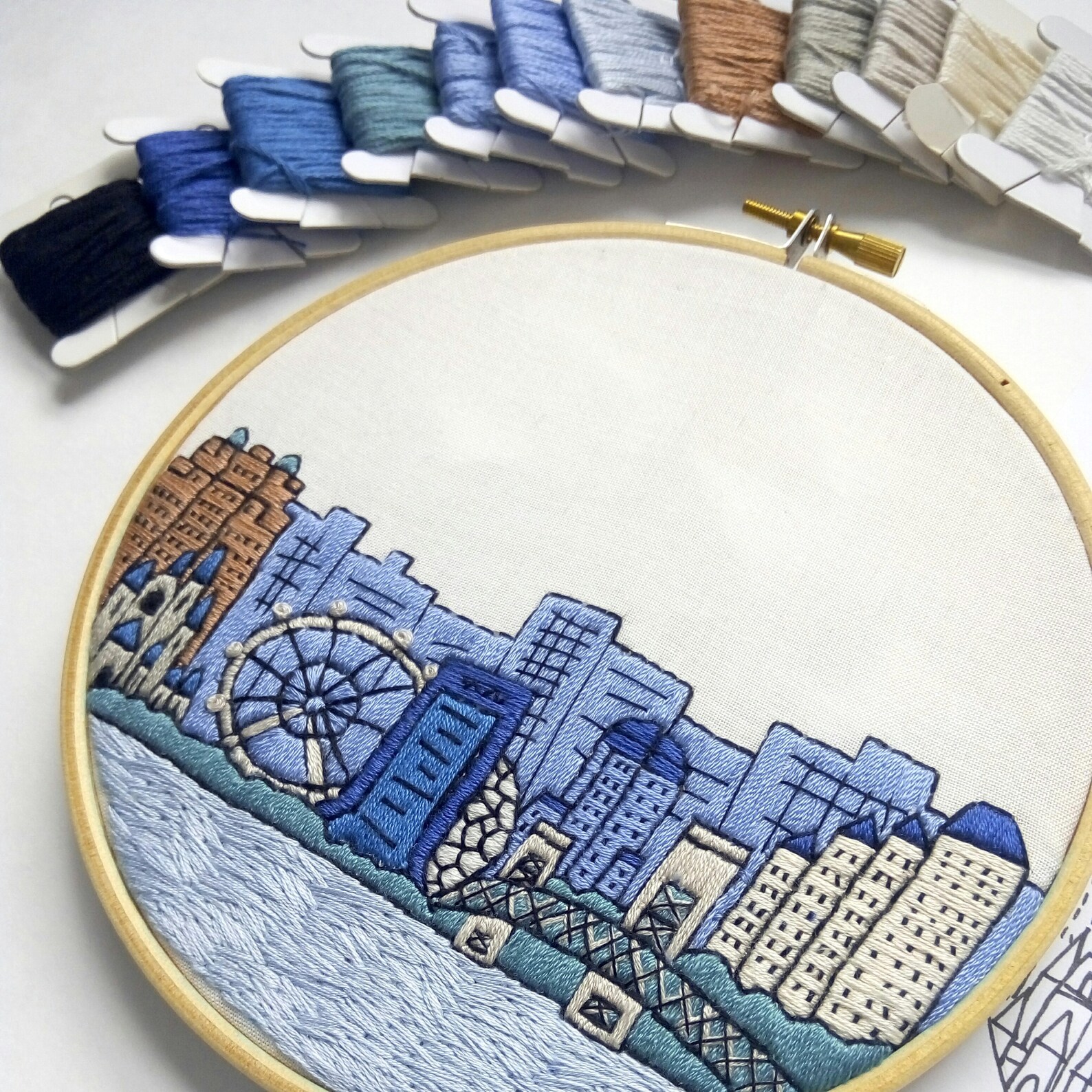 Orlando FL United States. Hand Embroidery Pattern PDF. DIY | Etsy