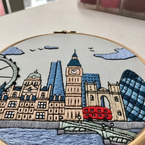 London, United Kingdom. Hand Embroidery Pattern PDF. Diy.embroidery ...