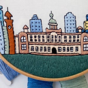 Birmingham, United Kingdom. Hand Embroidery Pattern PDF. DIY Embroidery ...