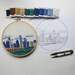 Dallas TX United States. Hand Embroidery Pattern PDF. DIY. - Etsy