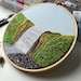 Waterfall Landscape, Hand Embroidery Pattern. Hand Embroidery Pattern ...