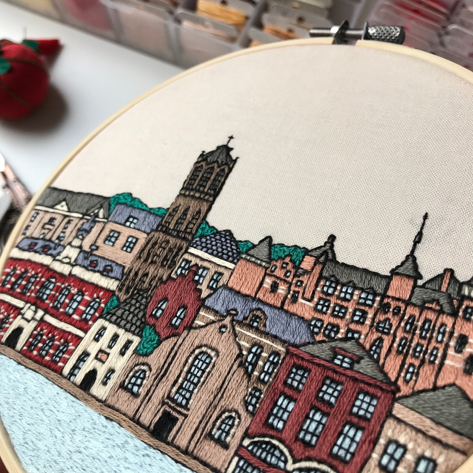 Utrecht Netherlands. Hand Embroidery Pattern PDF. DIY. - Etsy