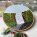 Waterfall Landscape, Hand Embroidery Pattern. Hand Embroidery Pattern ...