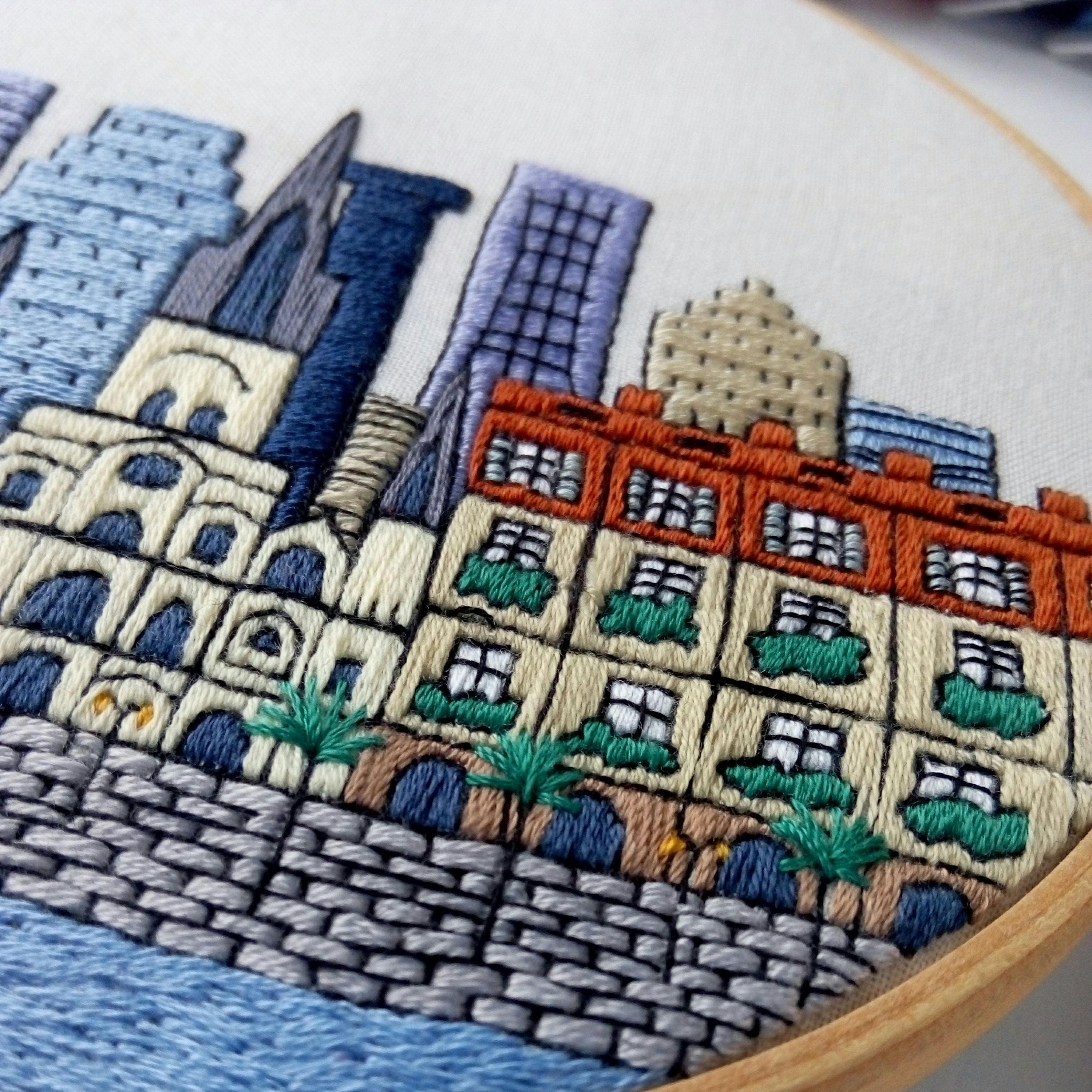 New Orleans, LA, United States. Hand Embroidery Pattern PDF With ...
