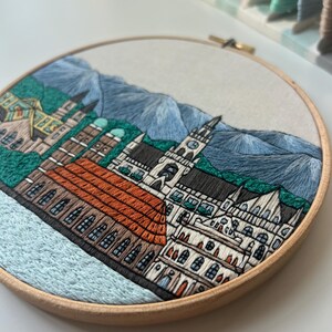 Munich, Germany. Hand Embroidery Pattern PDF. DIY Embroidery Art ...