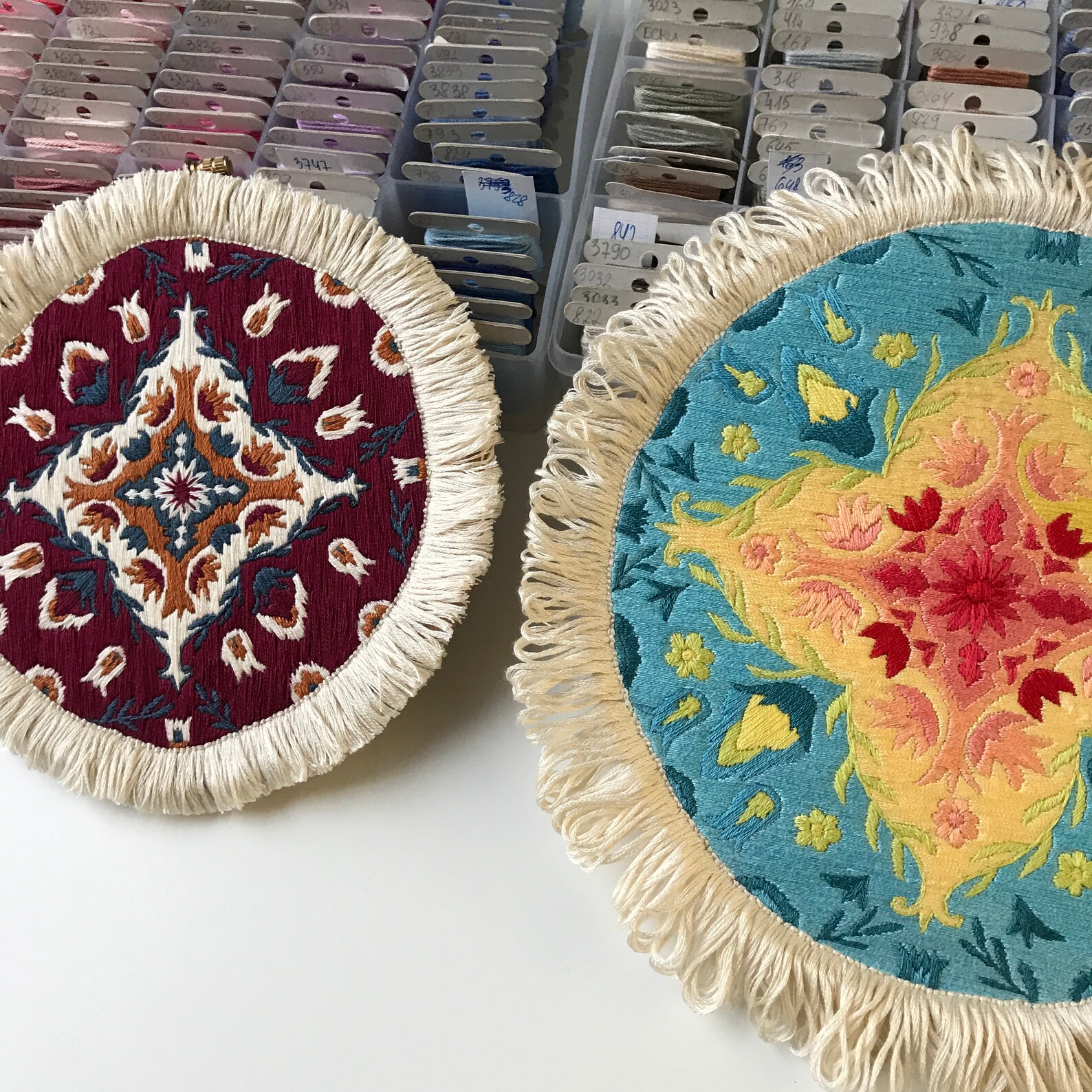 Rug/carpet Pattern. Hand Embroidery Pattern PDF. Mandala | Etsy