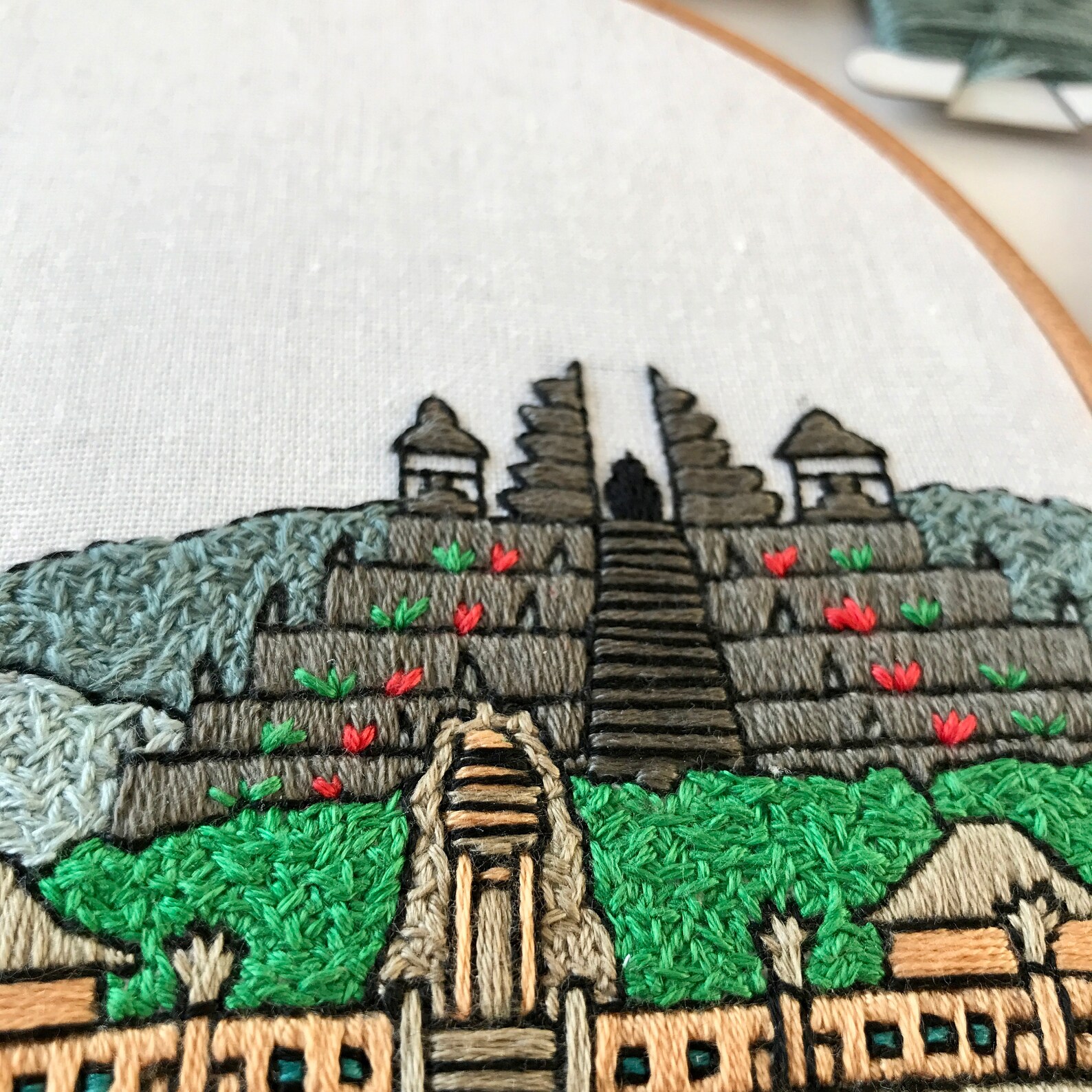 Bali Indonesia Hand Embroidery Pattern PDF. DIY. Embroidery - Etsy