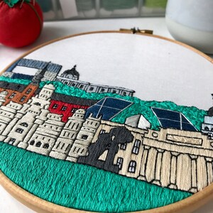 Madrid, Spain. Hand Embroidery Pattern PDF. DIY Embroidery Art ...