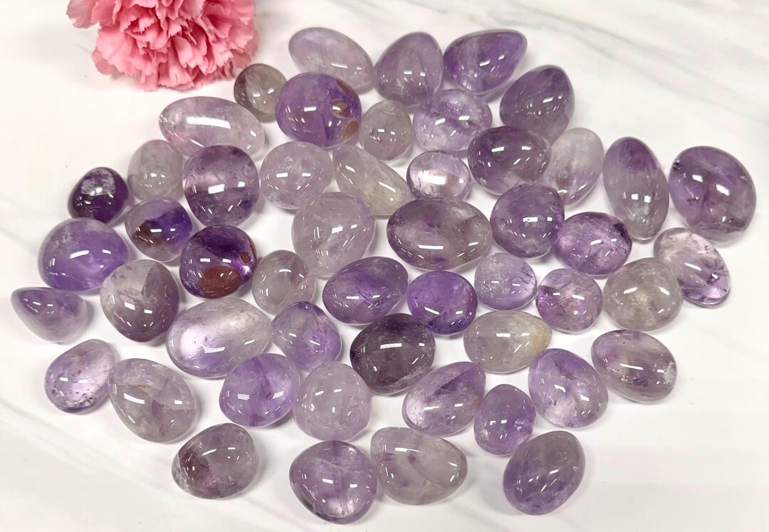Wholesale Lot 2 Lbs Natural Amethyst Tumble Crystals Healing Energy - Etsy