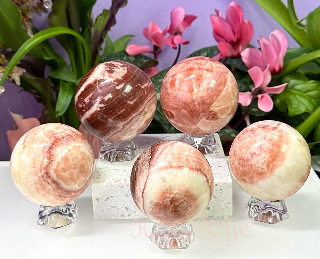 Wholesale Lot 4-5 Pcs Natural Dali Jasper Spheres Crystal Ball 3.8-4lbs ...