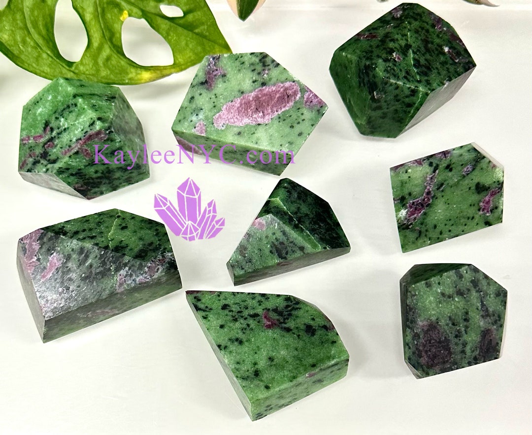 Wholesale Lot 2 Lbs Natural Ruby Zoisite Crystal Polished Freeform ...