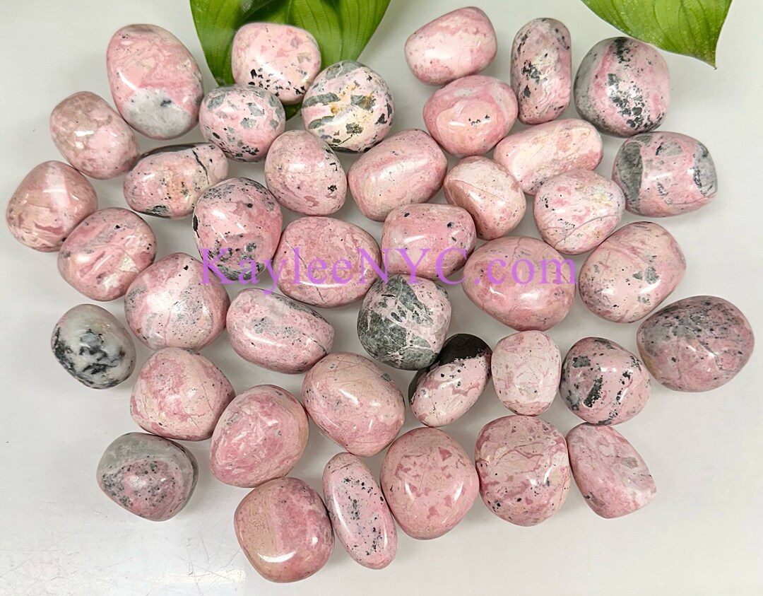 Wholesale Lot 2 Lbs Natural Peruvian Pink Rhodonite Tumble Healing ...