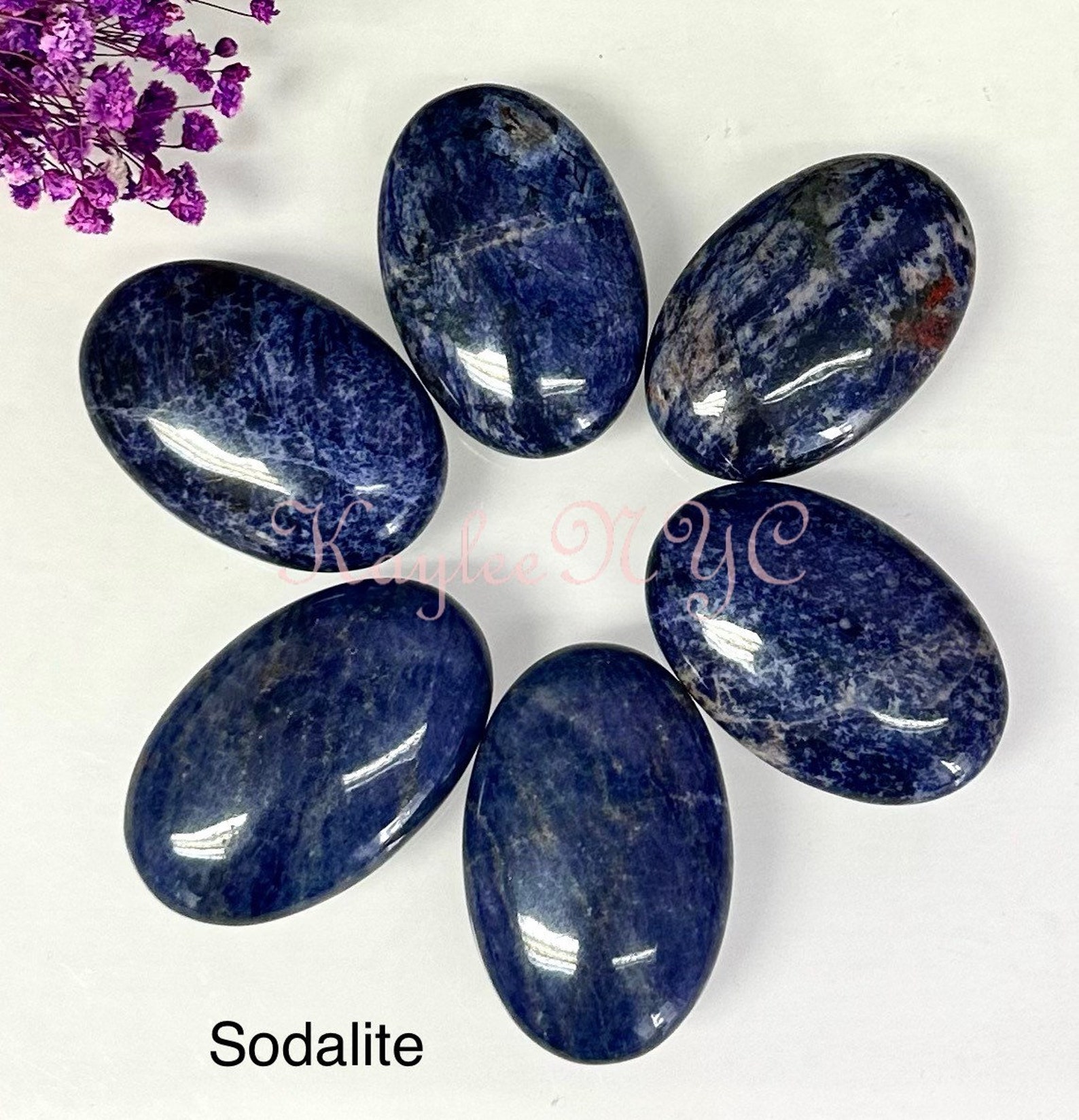 Wholesale Lot 8 Pcs Natural Crystals Palm Stones Crystal Healing Energy ...