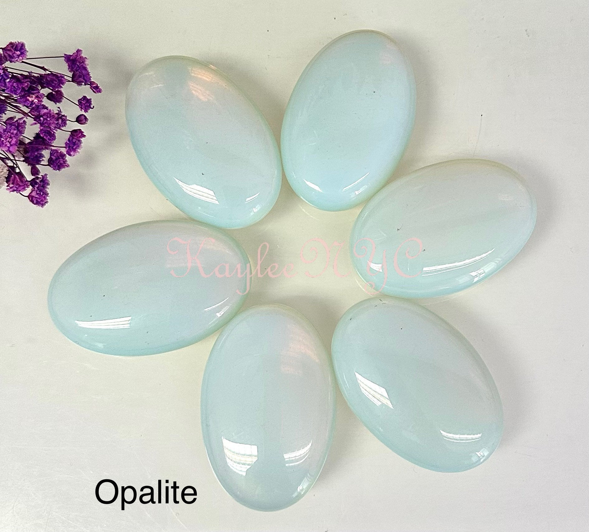 Wholesale Lot 8 Pcs Natural Crystals Palm Stones Crystal Healing Energy ...