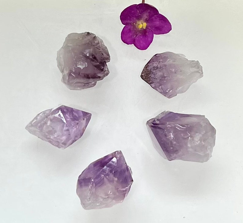 Wholesale Lot 1 Box Natural Amethyst Root Rough Point Crystal Nice ...