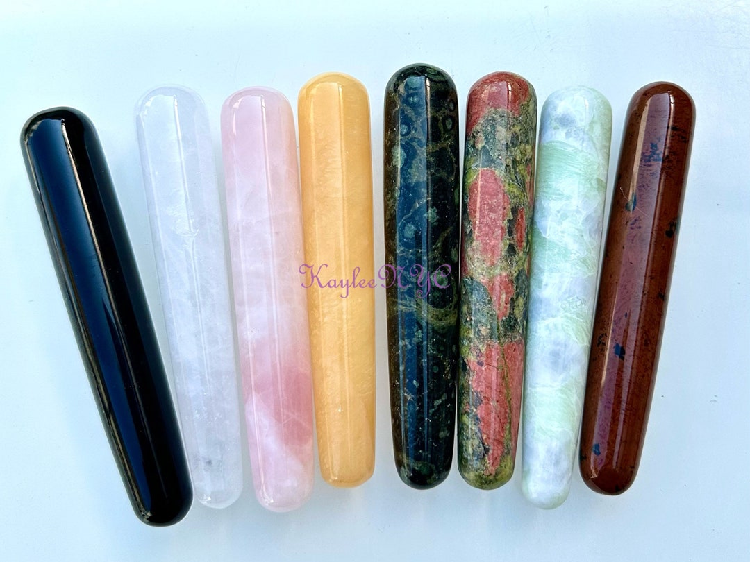 Wholesale Lot 8 Pcs Natural Mix Crystal Massage Wands Healing Energy - Etsy