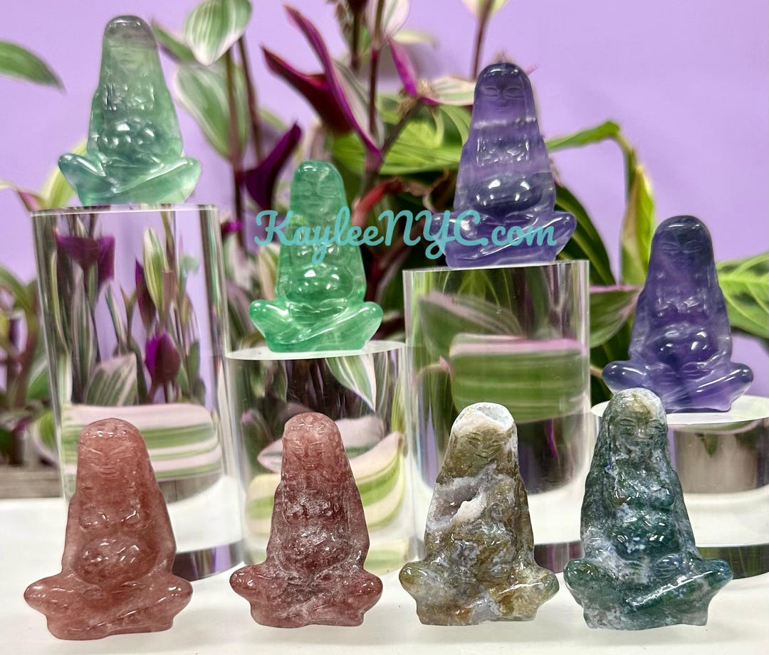 Wholesale Lot 8 Pcs 2” Natural Mix Crystals Gaia Goddess Healing Energy ...