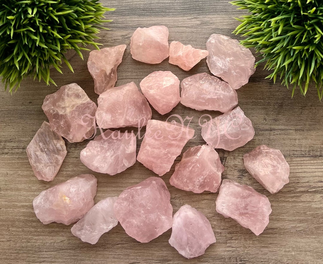 Wholesale Lot 2 Lbs Natural Raw Rose Quartz Rough Crystal Nice Quality ...