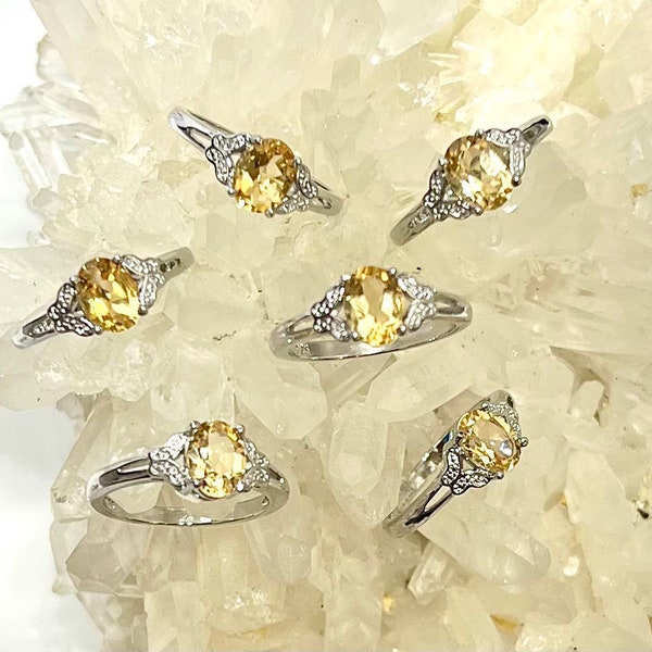 Citrine Ring - Etsy