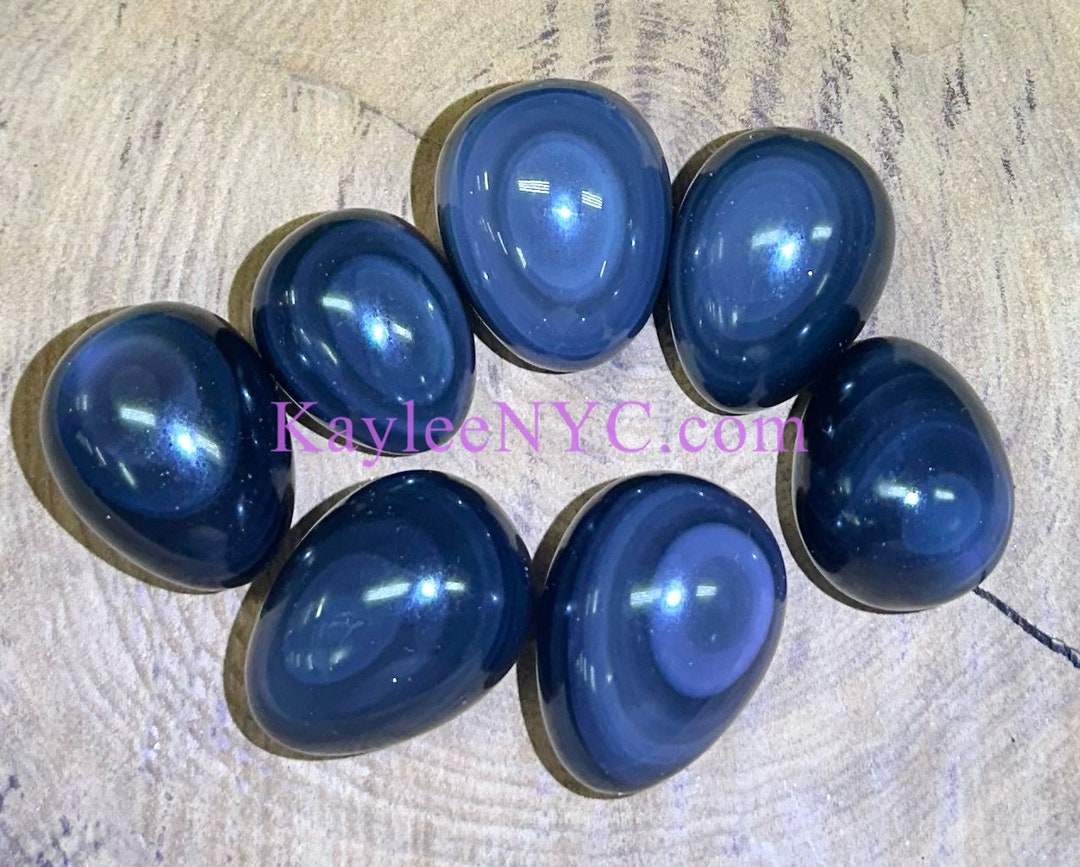 Wholesale Lot 1 Lb Natural Ice Obsidian Egg Polish Crystal Healing ...