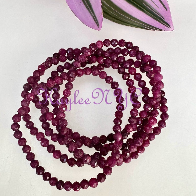 Ruby 5 Mm Necklace - Etsy