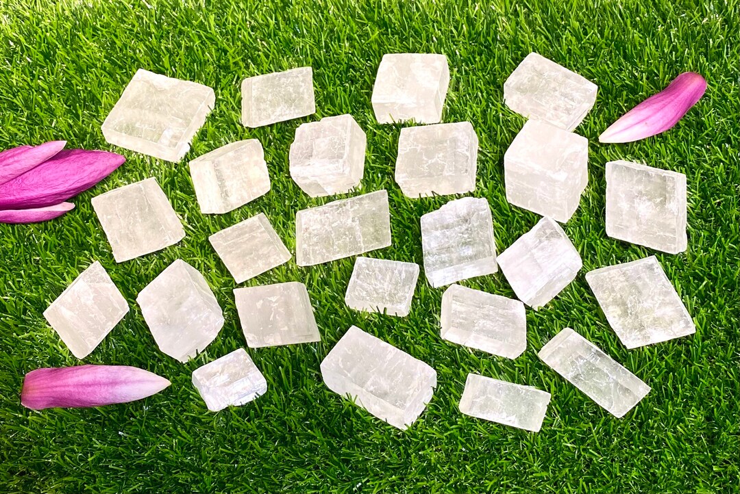 Wholesale Lot 2 Lb Natural White Calcite Crystal Cubes Nice Quality ...