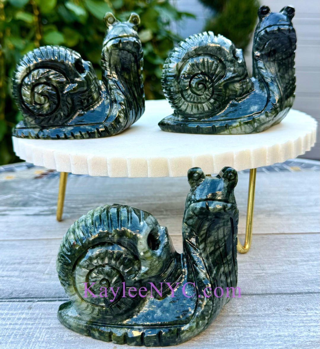 Wholesale Lot 3 Pcs Natural Nephrite Jade Snails Healing Energy - Etsy