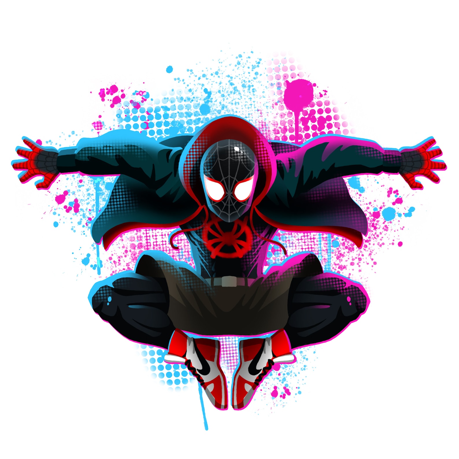 Spiderman Spiderverse Vinyl Sticker - Etsy